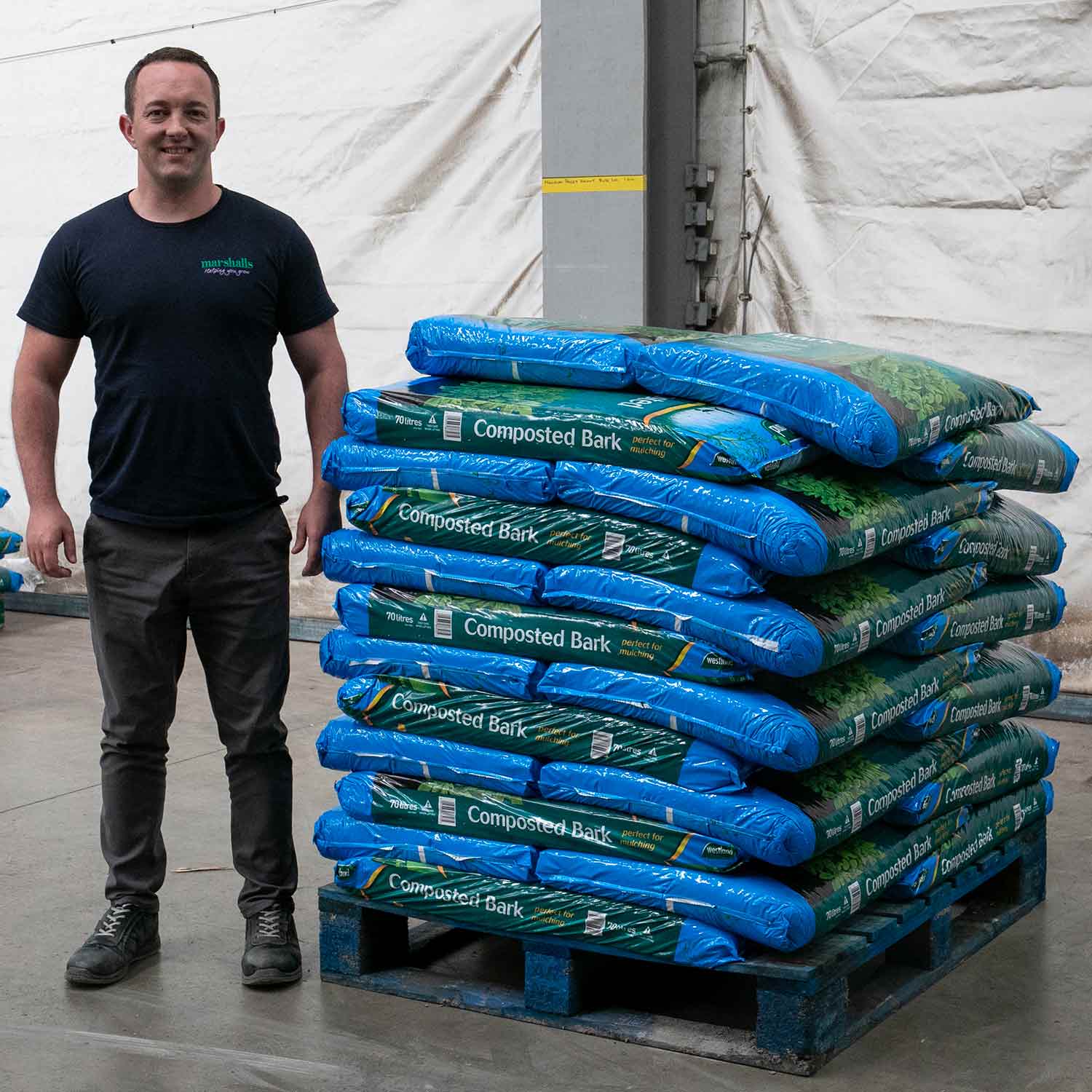 Composted Bark 70L - Full Pallet x 35 | Buy Garden Bark Online | Garden ...