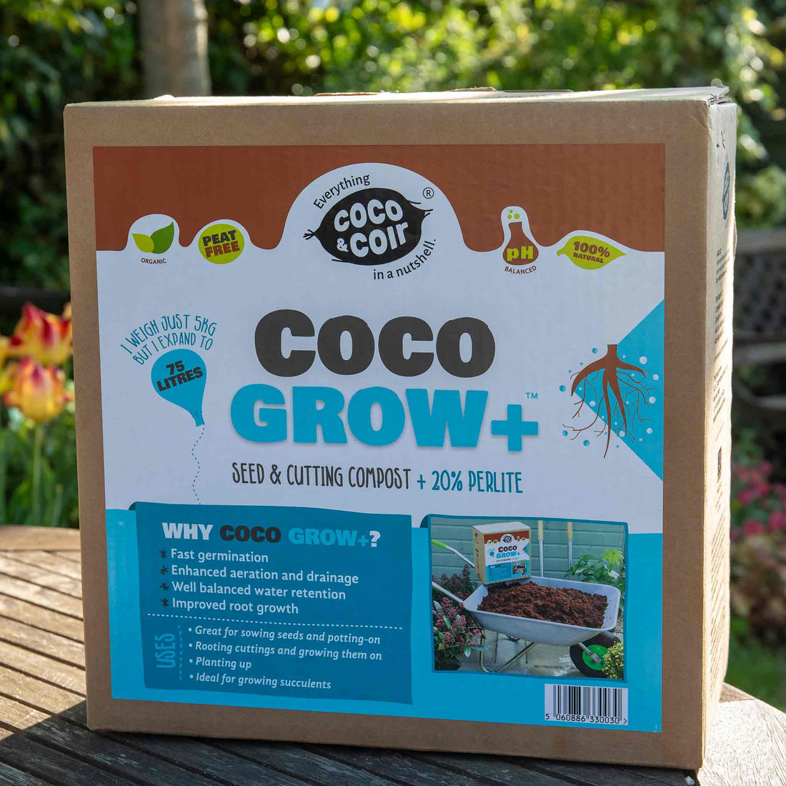 Coco Grow Plus Seed Cutting Compost with Perlite | Marshalls Garden