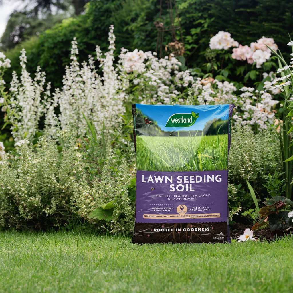 Westland Lawn Seeding Soil | Boost Grass Seed Growth for a Healthy Lawn ...