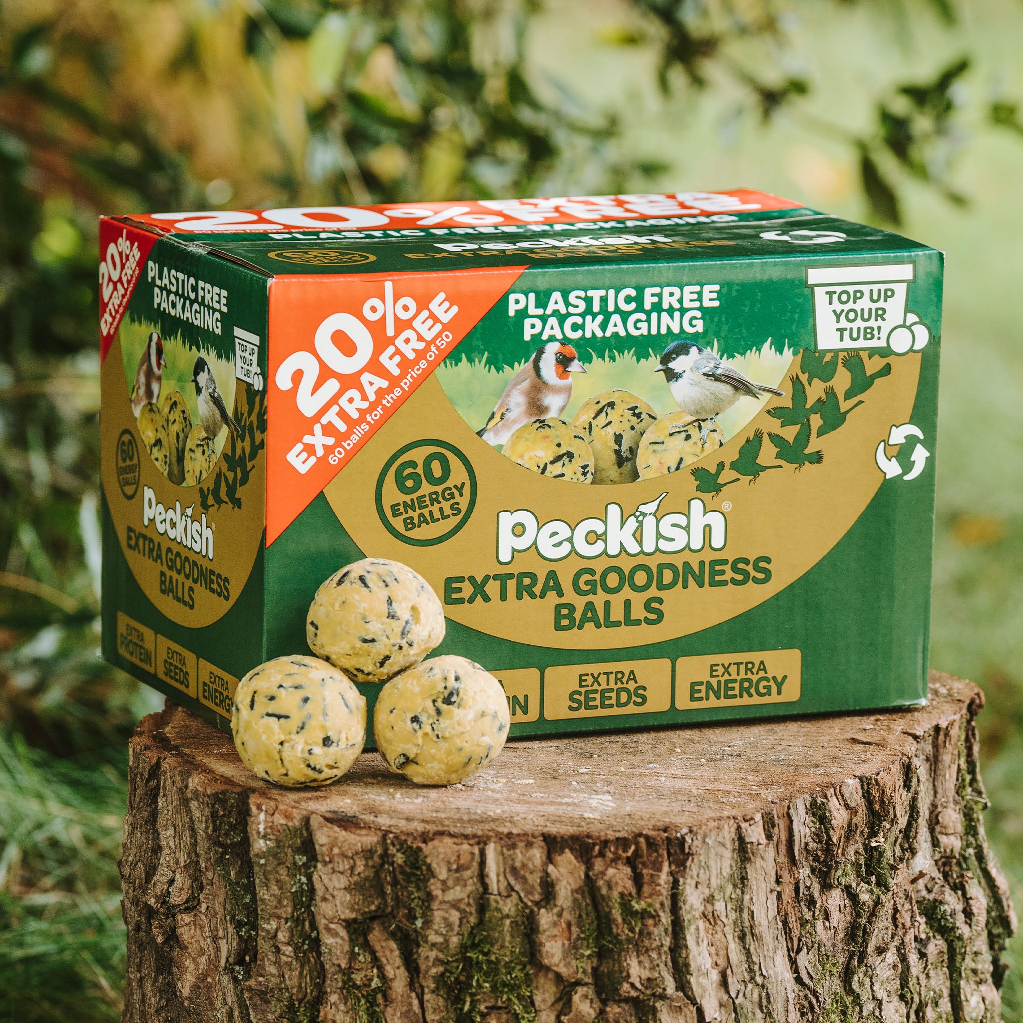 Peckish Extra Goodness Energy Balls | Marshalls Garden