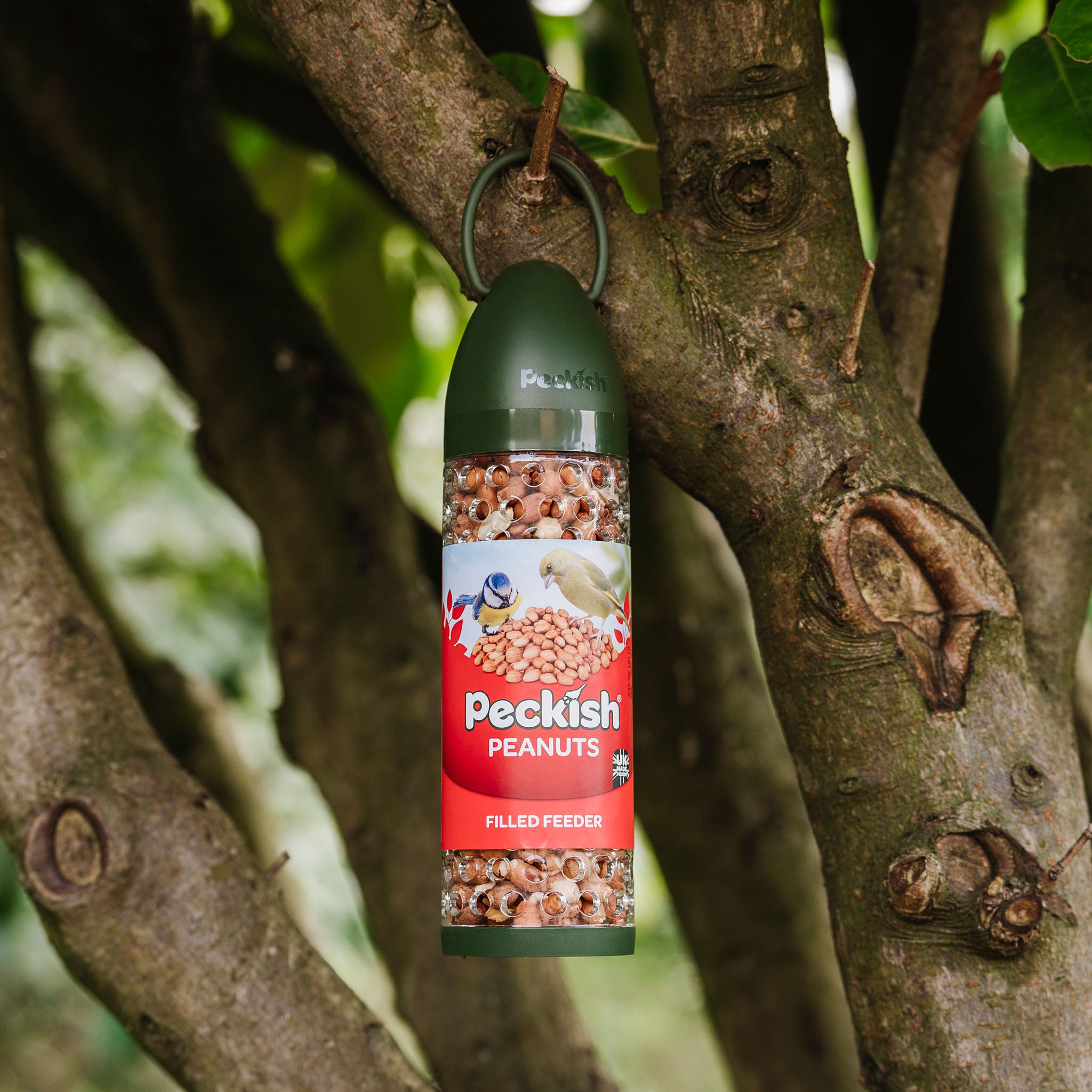 Peckish Peanuts Filled Feeder | Marshalls Garden