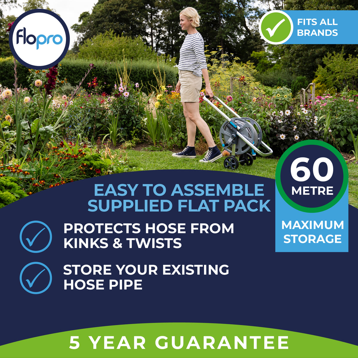 Buy Flopro Heavy Duty Metal Hose Cart| marshalls garden – Marshalls Garden