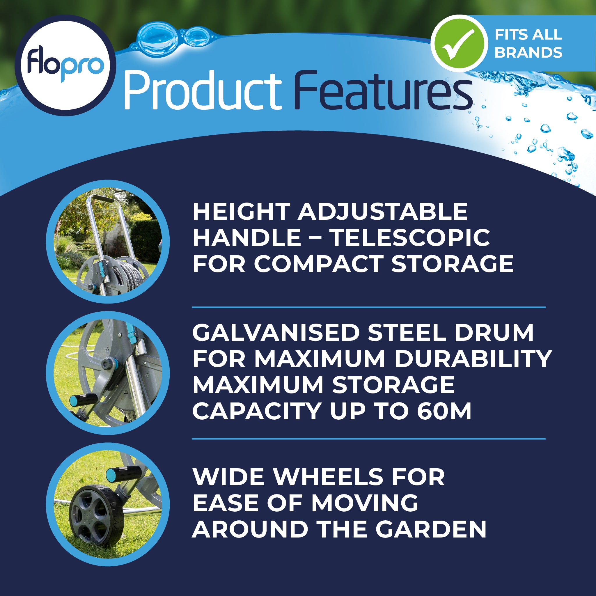 Buy Flopro Heavy Duty Metal Hose Cart| marshalls garden – Marshalls Garden