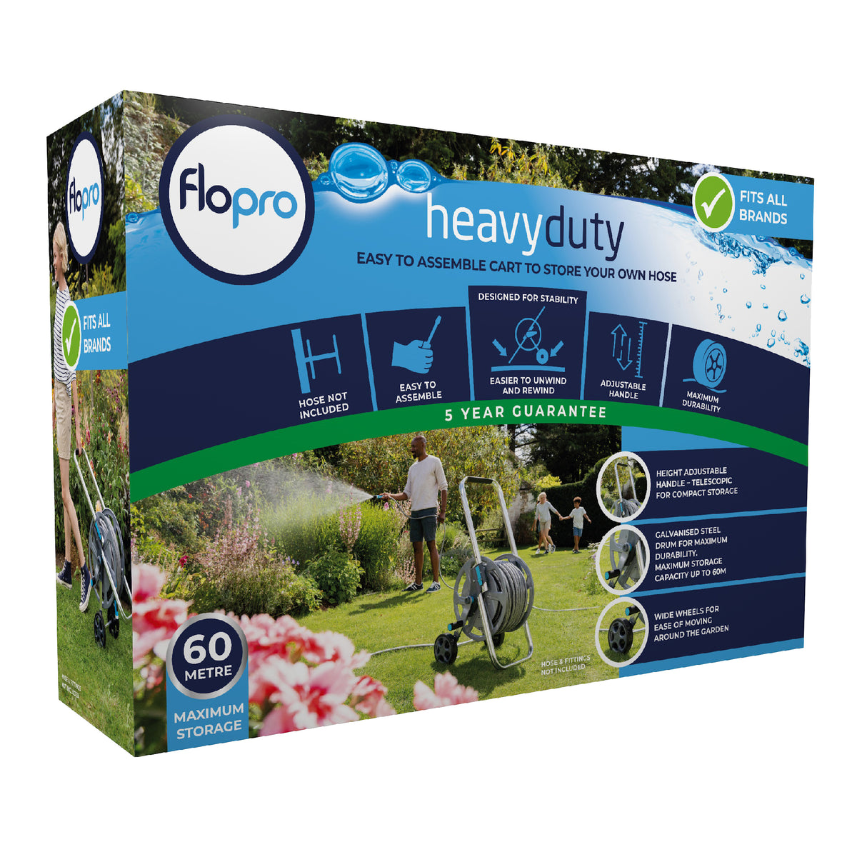 Buy Flopro Heavy Duty Metal Hose Cart| marshalls garden – Marshalls Garden