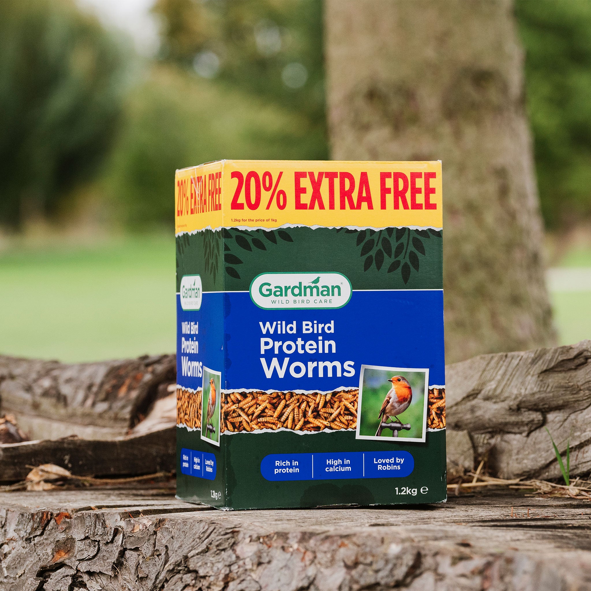Gardman Protein Worms 1.2kg | Marshalls Garden