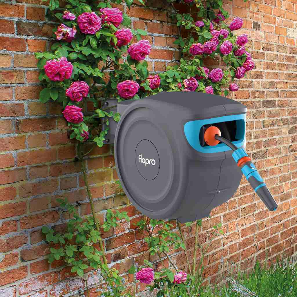 FloPro Auto Rewind Hose Reel with 20m Hose | Marshalls Garden