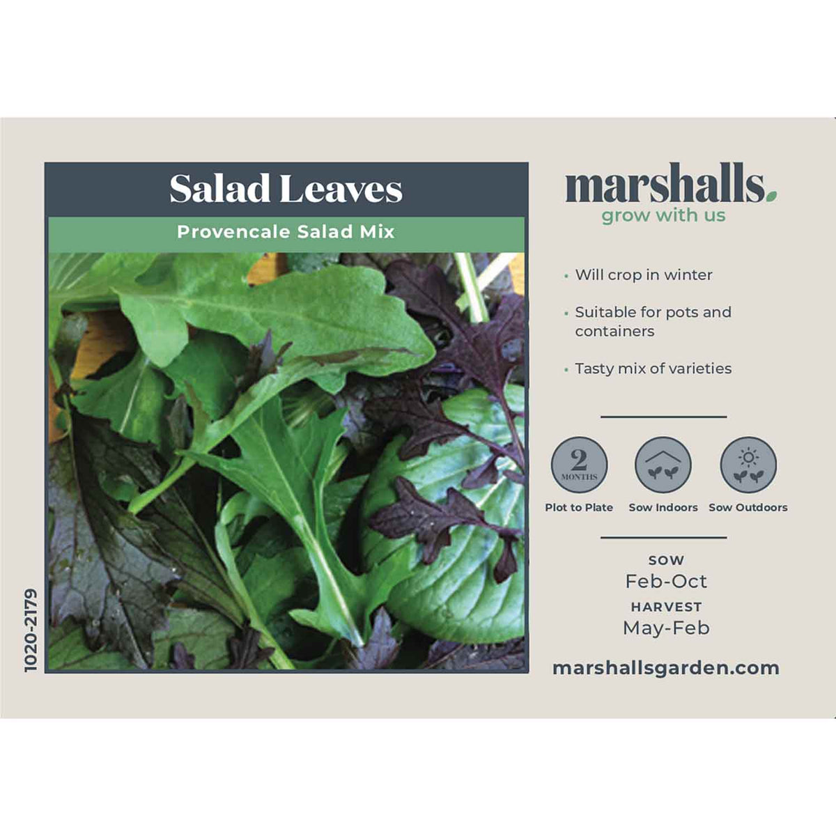 Salad Leaves Seeds 'Provencale Mix' | Buy Salad Seeds Online | Salad ...