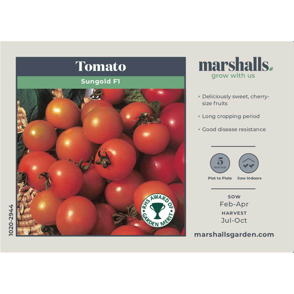Cordon Tomato Seeds 'Sungold F1' | Buy Cordon Tomato Seeds Online ...