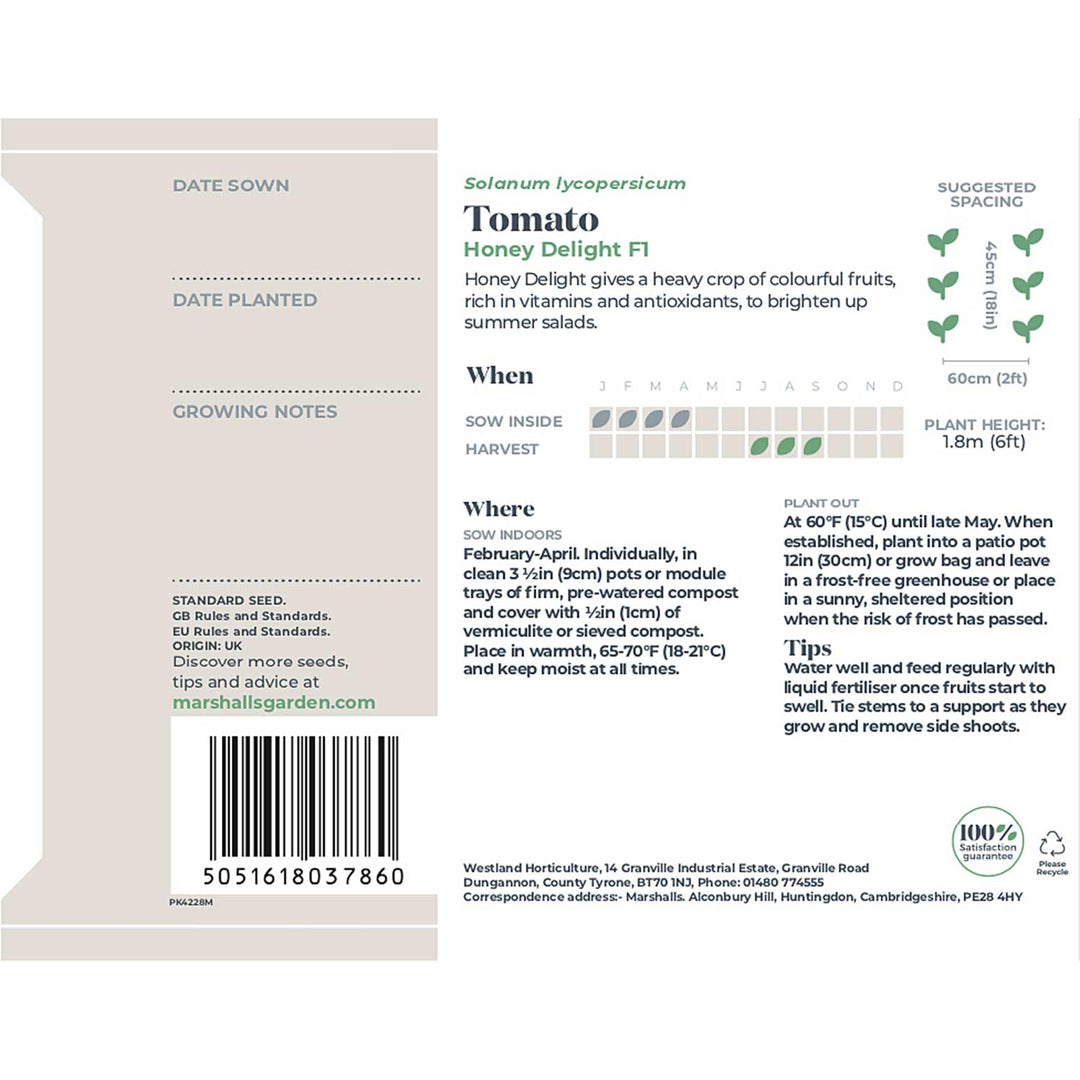 Tomato Seeds 'Honey Delight' F1 | Buy Tomato Seeds Online | Tomato ...