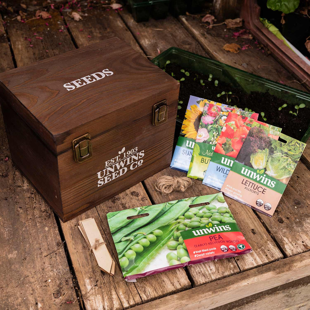 Unwins Gardeners Seed Box | Buy Gardeners Seed Box Online | Gardeners ...