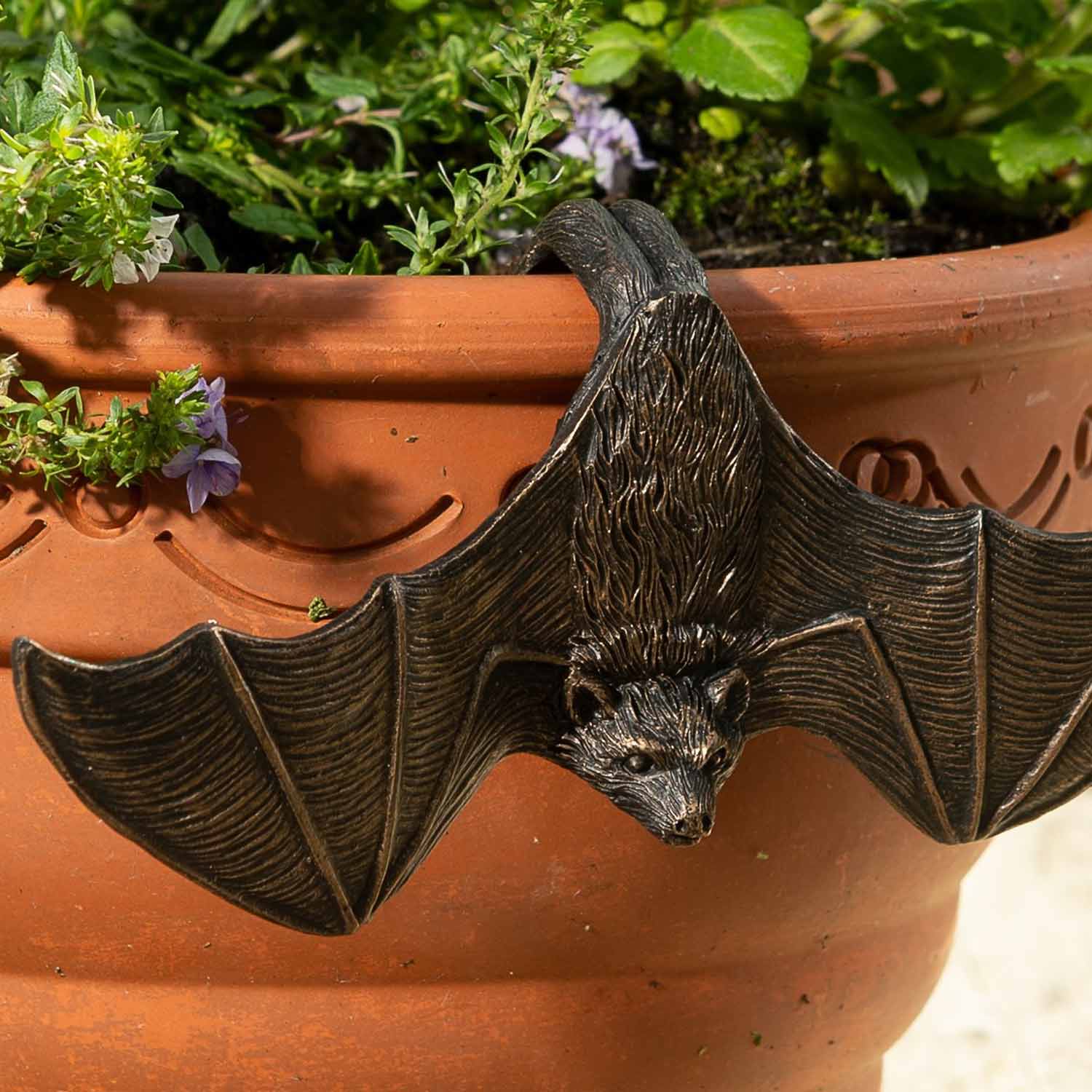 Open Wing Bat Pot Buddy | Marshalls Garden