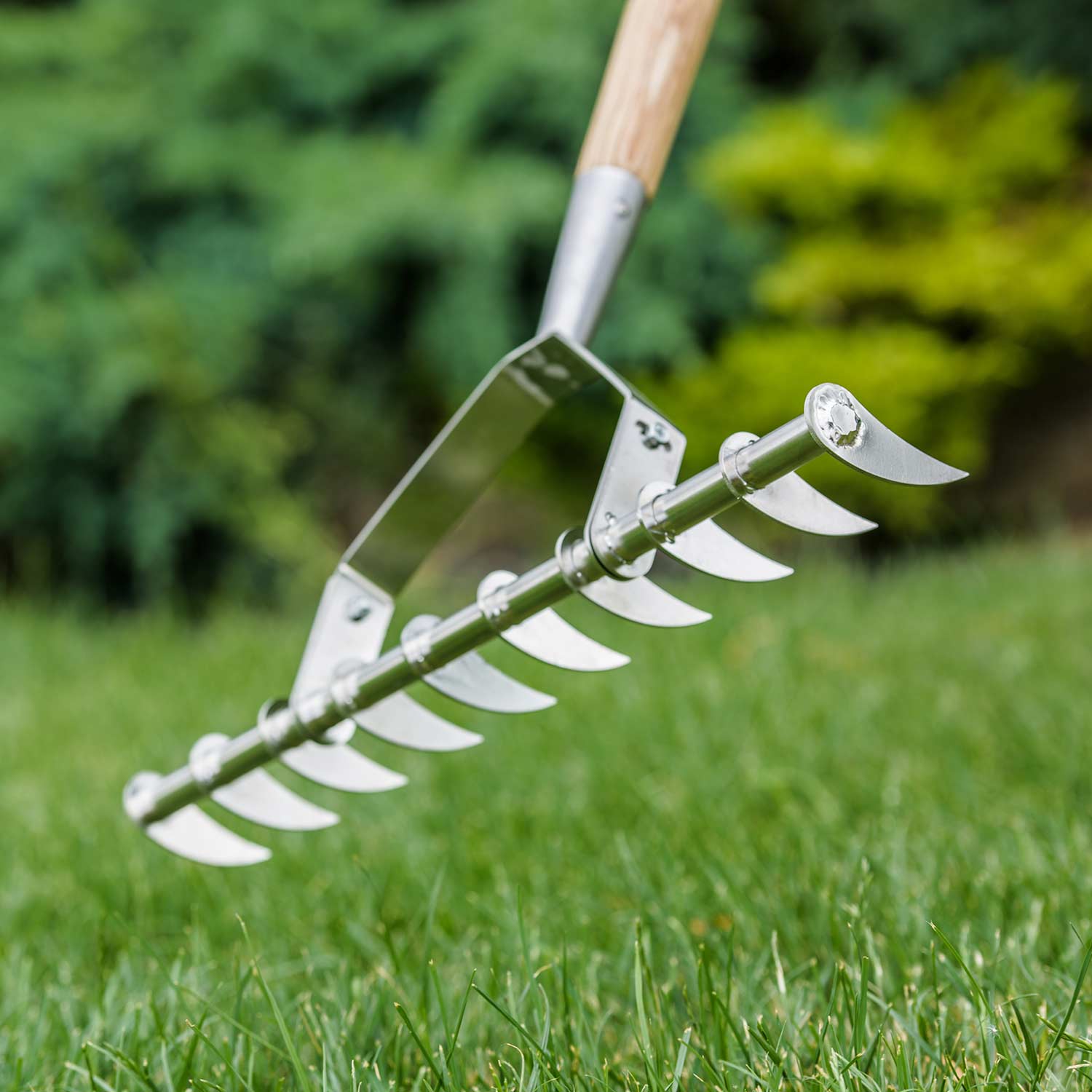 Kent & Stowe Stainless Steel Scarifying Rake | Marshalls Garden
