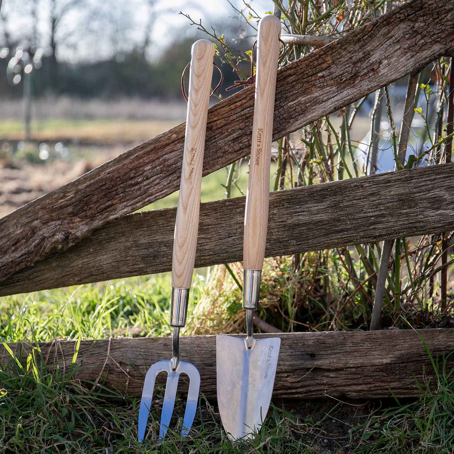 Rust Resistant Garden Fork Kent & Stowe Classic Stainless Steel Hand ...