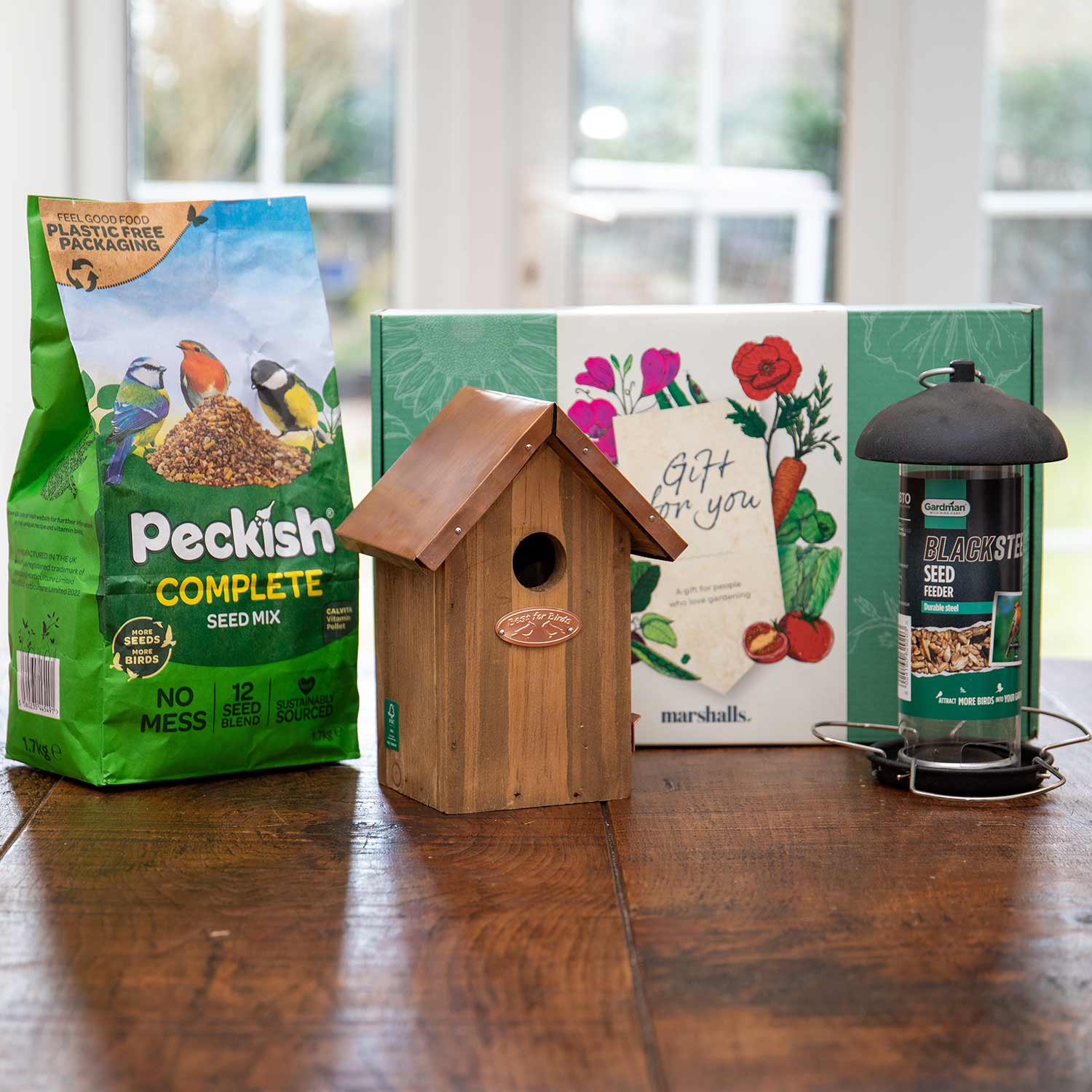Nest & Feed Small Garden Birds Gift Box | Marshalls Garden