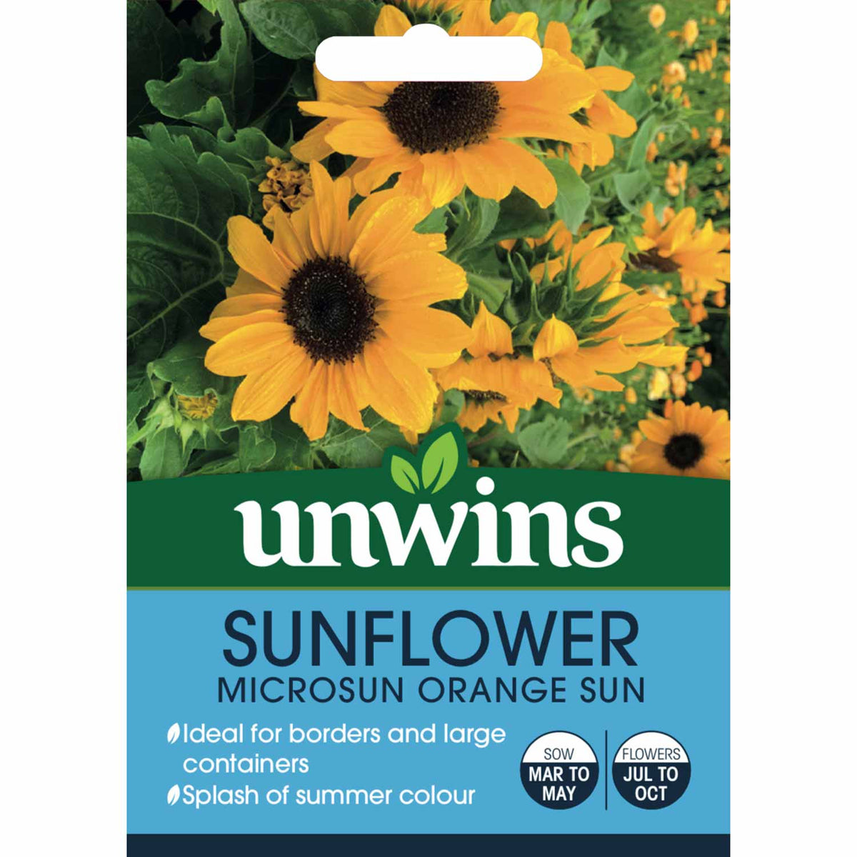 Sunflower Seeds 'Microsun Orange Sun' | Buy Sunflower Seeds Online ...